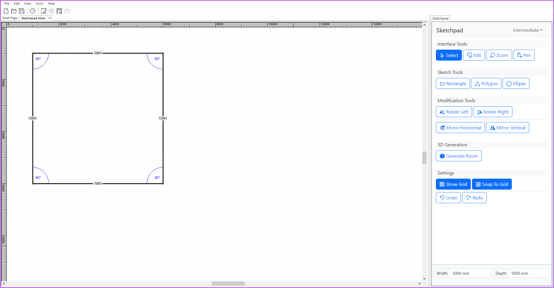 How to navigate the Basic and Intermediate sketchpad modes – Virtual Worlds