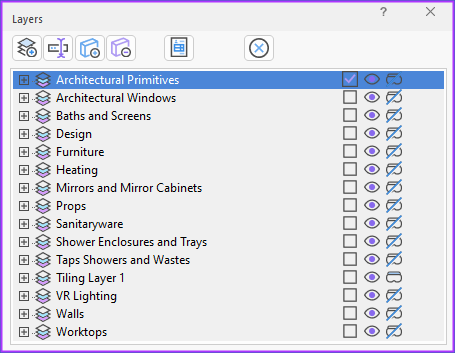 Using layers to group items in 2D diagrams – Virtual Worlds